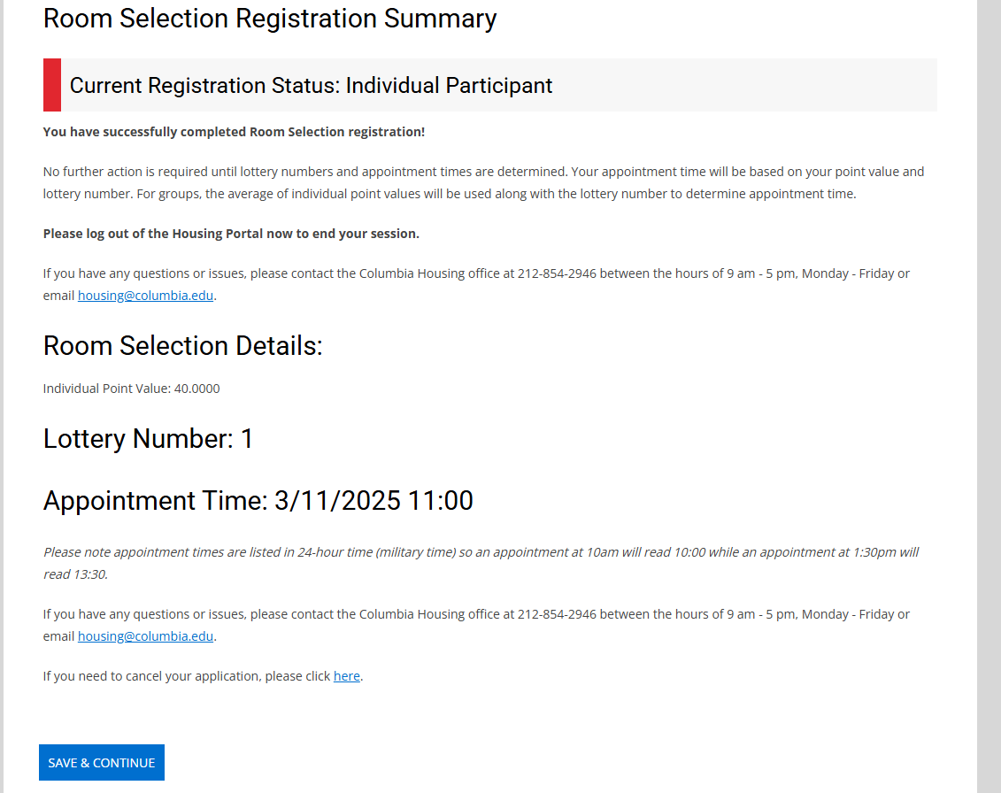 Selection | Columbia Housing